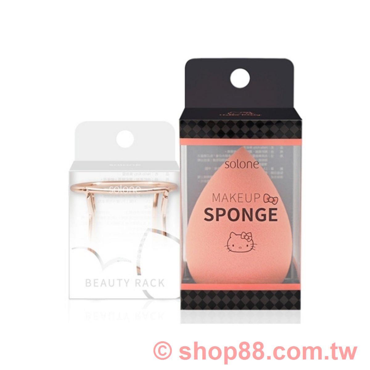 Solone~Hello Kitty美妝蛋(1入)附玫瑰金蛋架 三麗鷗授權 - 批發霸